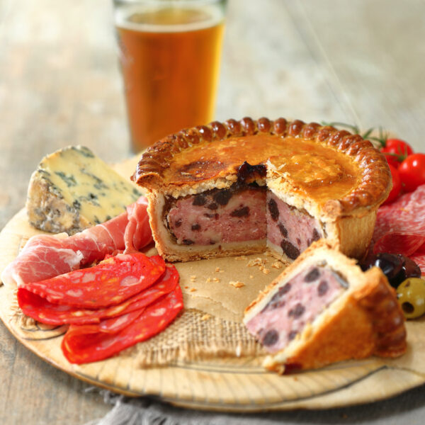 Large Pork and Black Pudding Pie - Voakes Pies Ltd